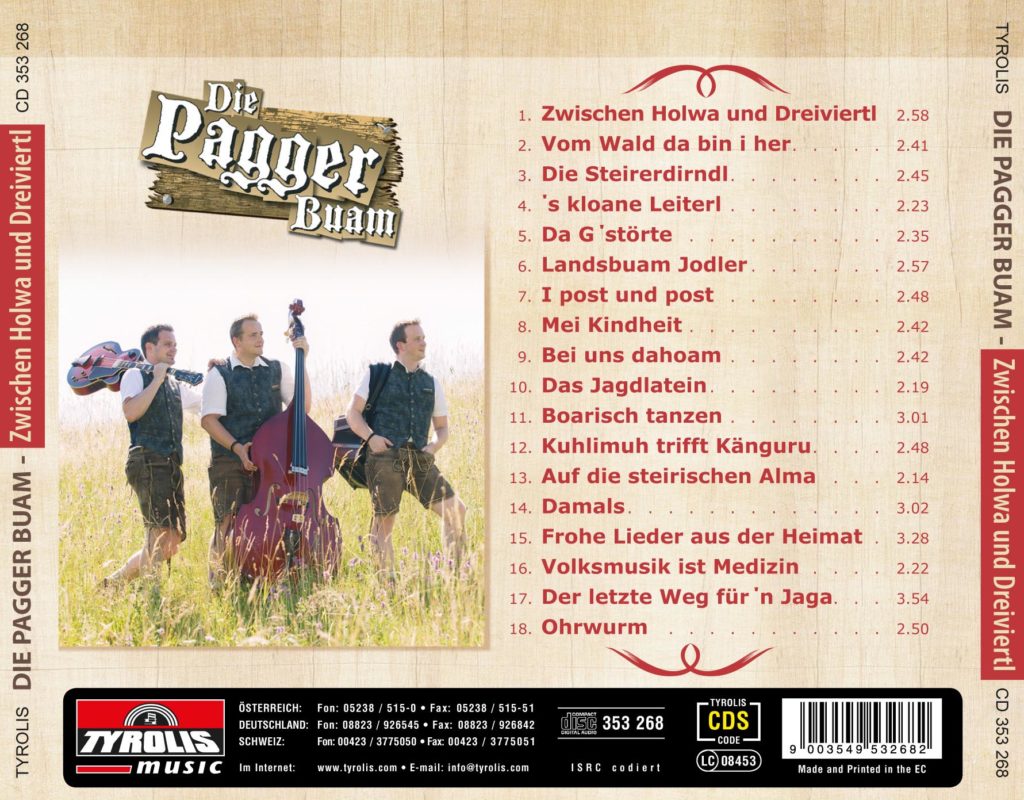 Zwischen Holwa und Dreiviertl (2017) – Die Pagger Buam