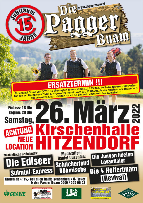 15 Jahre Pagger Buam 2022 – Die Pagger Buam